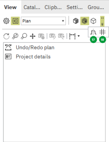Modos de visualización en Innoplus – Innoplus